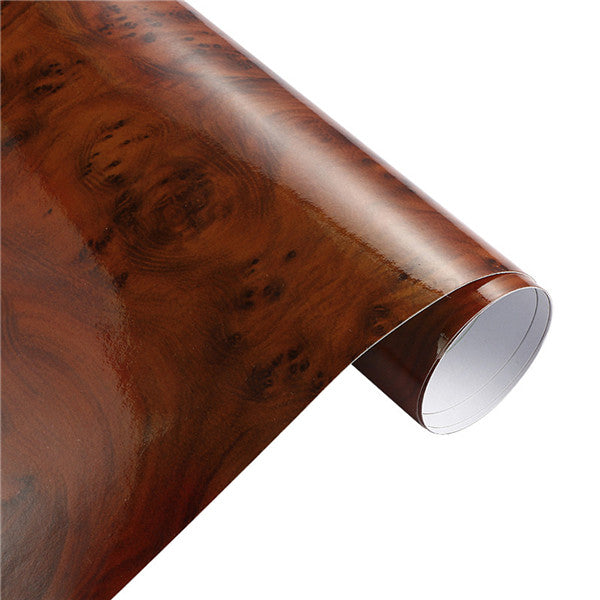 Glossy Wood Grain Pattern Vinyl Wrap – TunerSupply.co